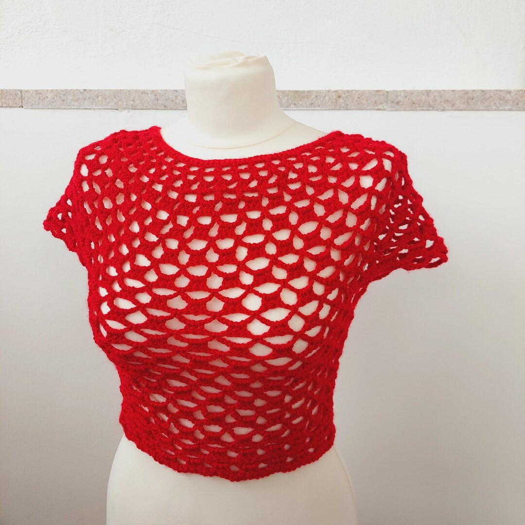 Crochet Pattern Top, Crochet Pattern German, Crochet Pattern, Crochet ...