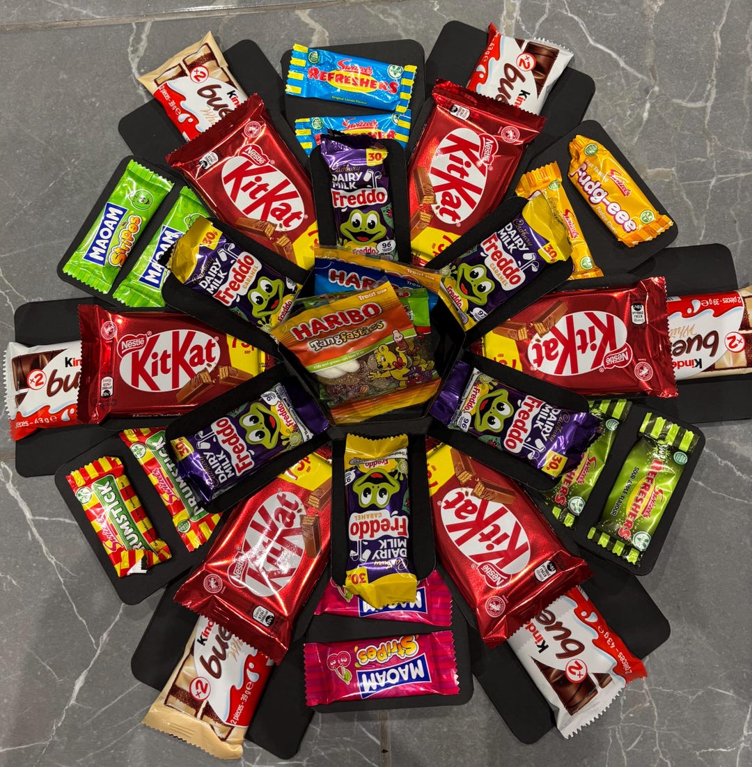 Large Chocolate and Sweet Explosion Boxes for All Occasions - Etsy UK