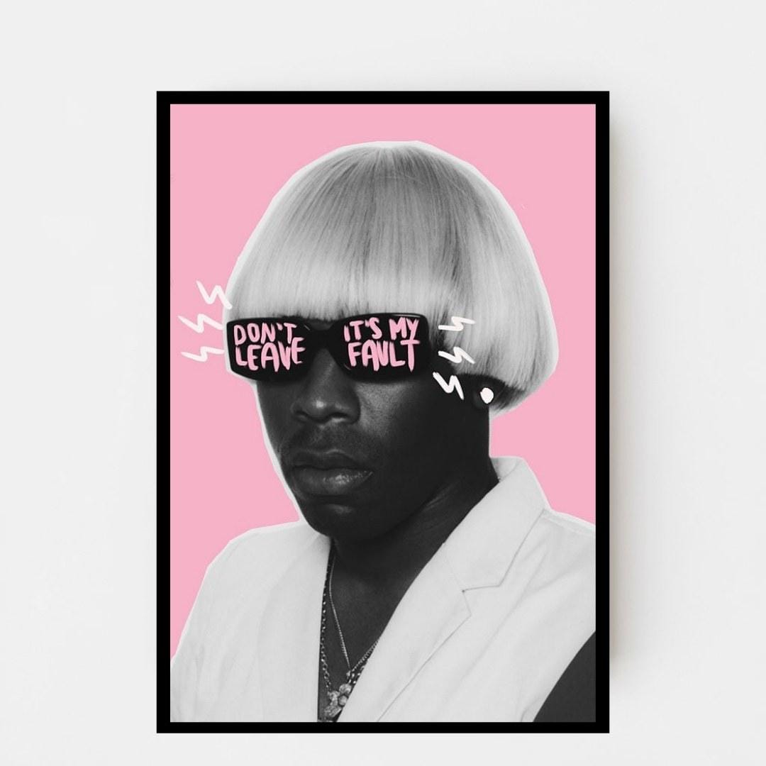 Minimalist Hip Hop Poster | Unframed Retro Rap Music Wall Art | Hip Hop ...