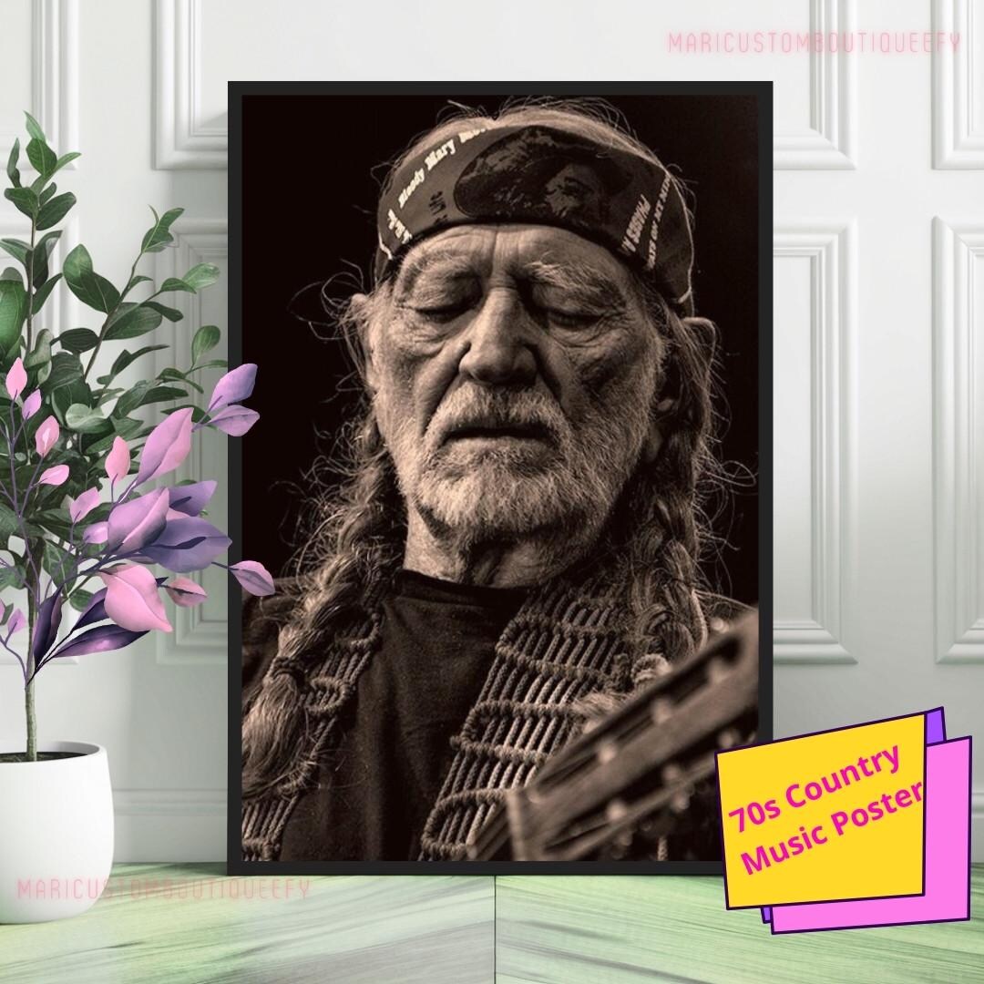 70s Classic Country Music Vintage Poster | Retro Country Music Wall Art ...