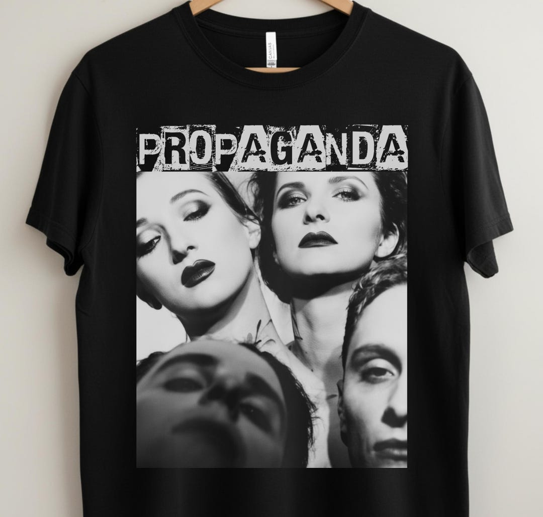 Propaganda 80s Band T-shirt: German Retro Electro-pop New Wave Icons ...