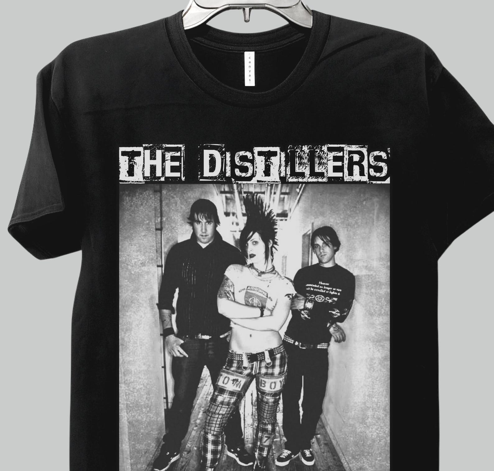 The Distillers T-shirt: 2000s Punk Rock Retro Band Graphic Tee - Etsy