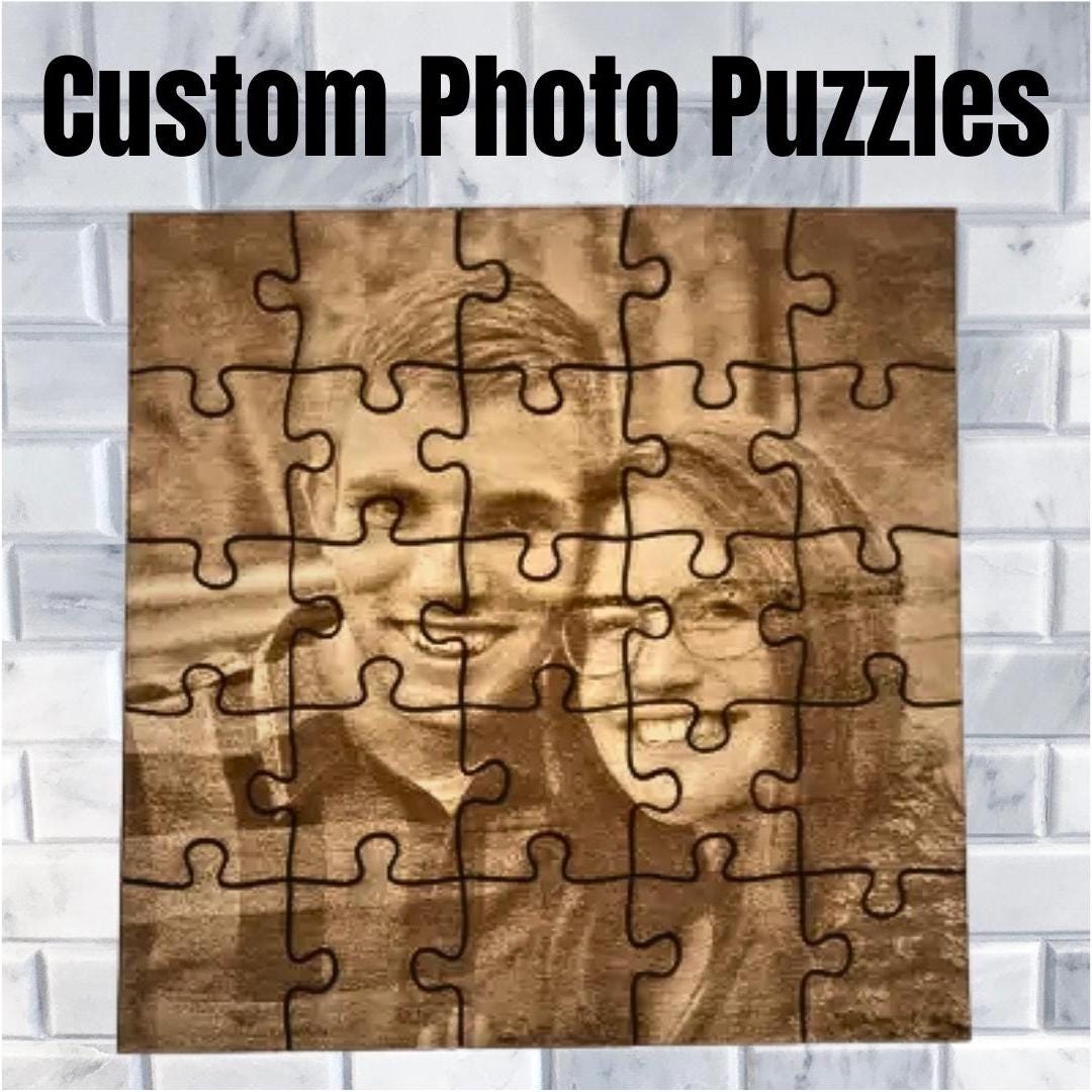 Custom Laser Engraved Puzzle - Turn Your Photo Into a 5x5 Wooden Puzzle ...