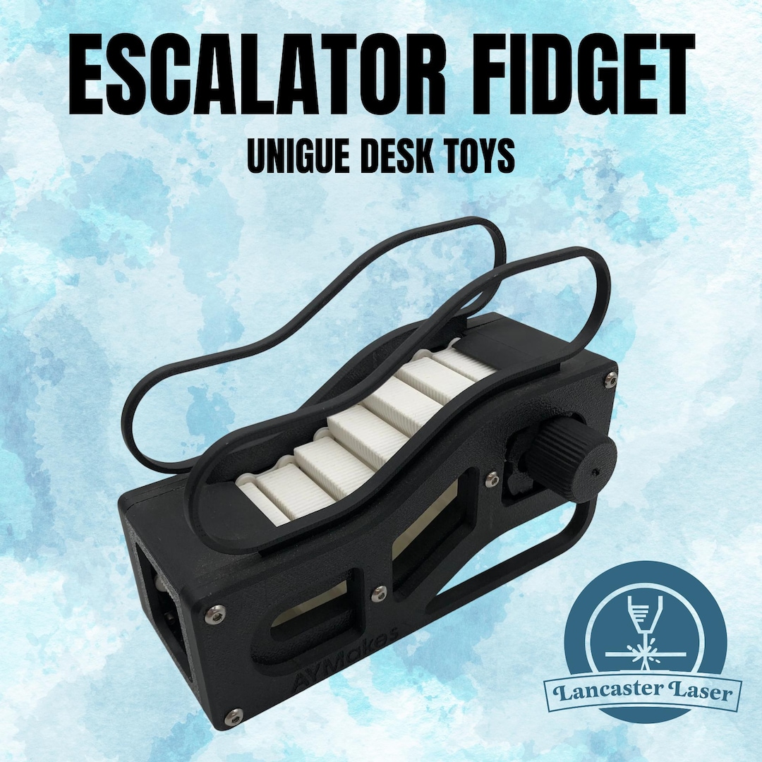 3D Printed Escalator Fidget Toy: Sensory Desk Toy, Stress Relief, Made ...