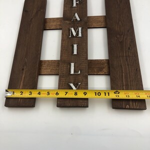 Personalized 3-post Fence Sign – Custom Family Name Sign – Indoor ...