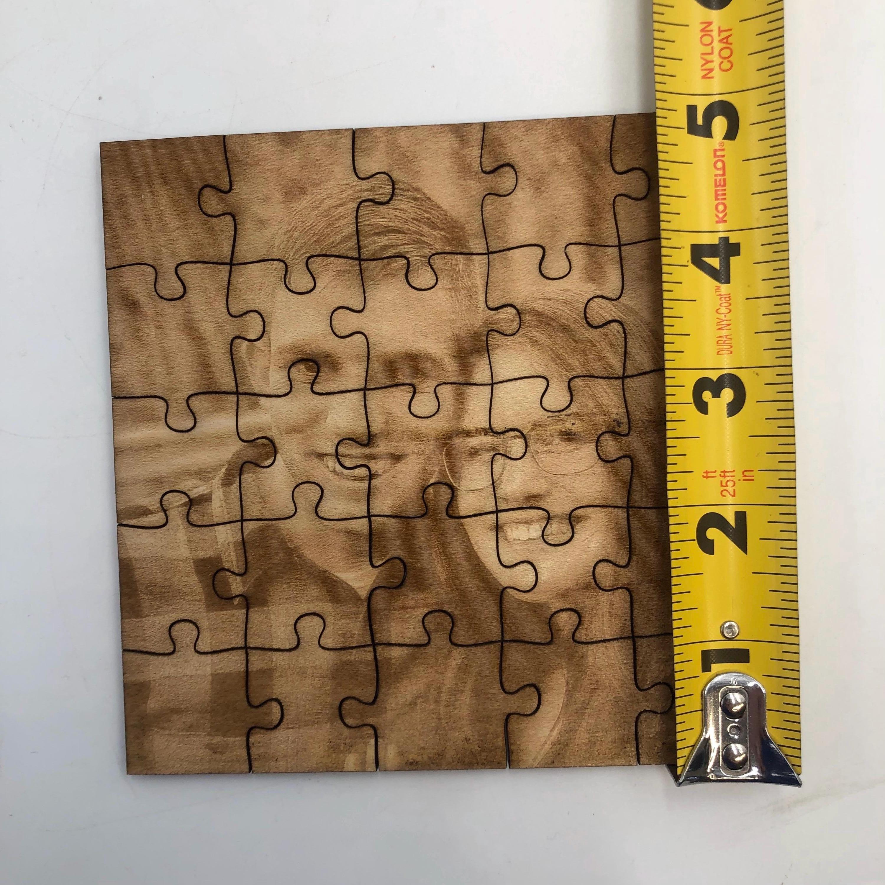 Custom Engraved Wooden Puzzle – Transform Your Photo Into a 5x5 ...