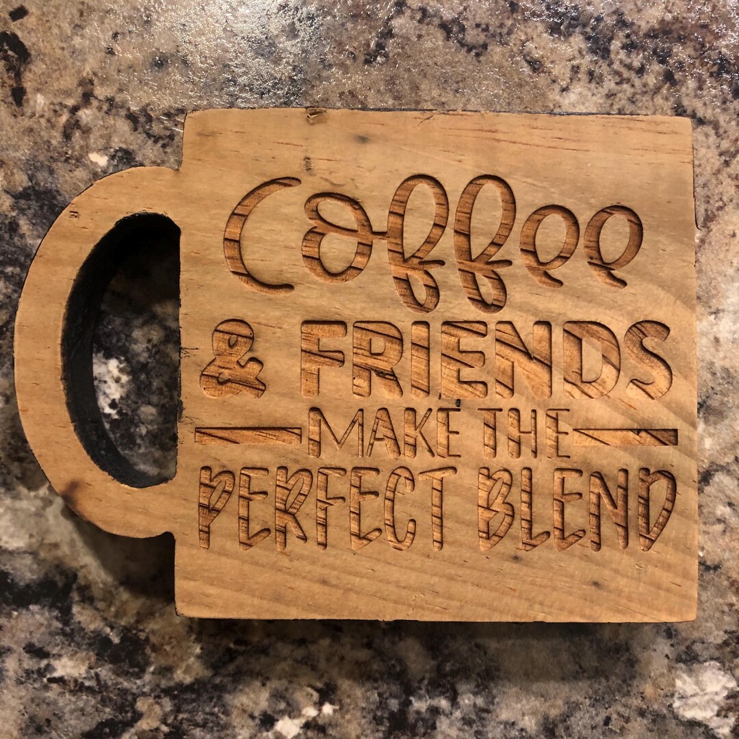 Personalized Wooden Coffee Sign: Rustic Kitchen Decor - Etsy