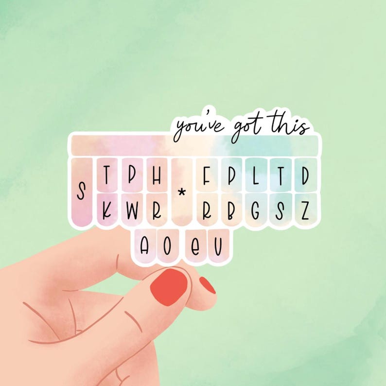 You've Got This Steno Keyboard Sticker | Court Reporting Gift - Etsy