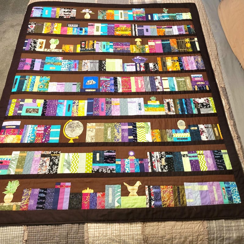 Bookshelf Quilt Pattern - Etsy