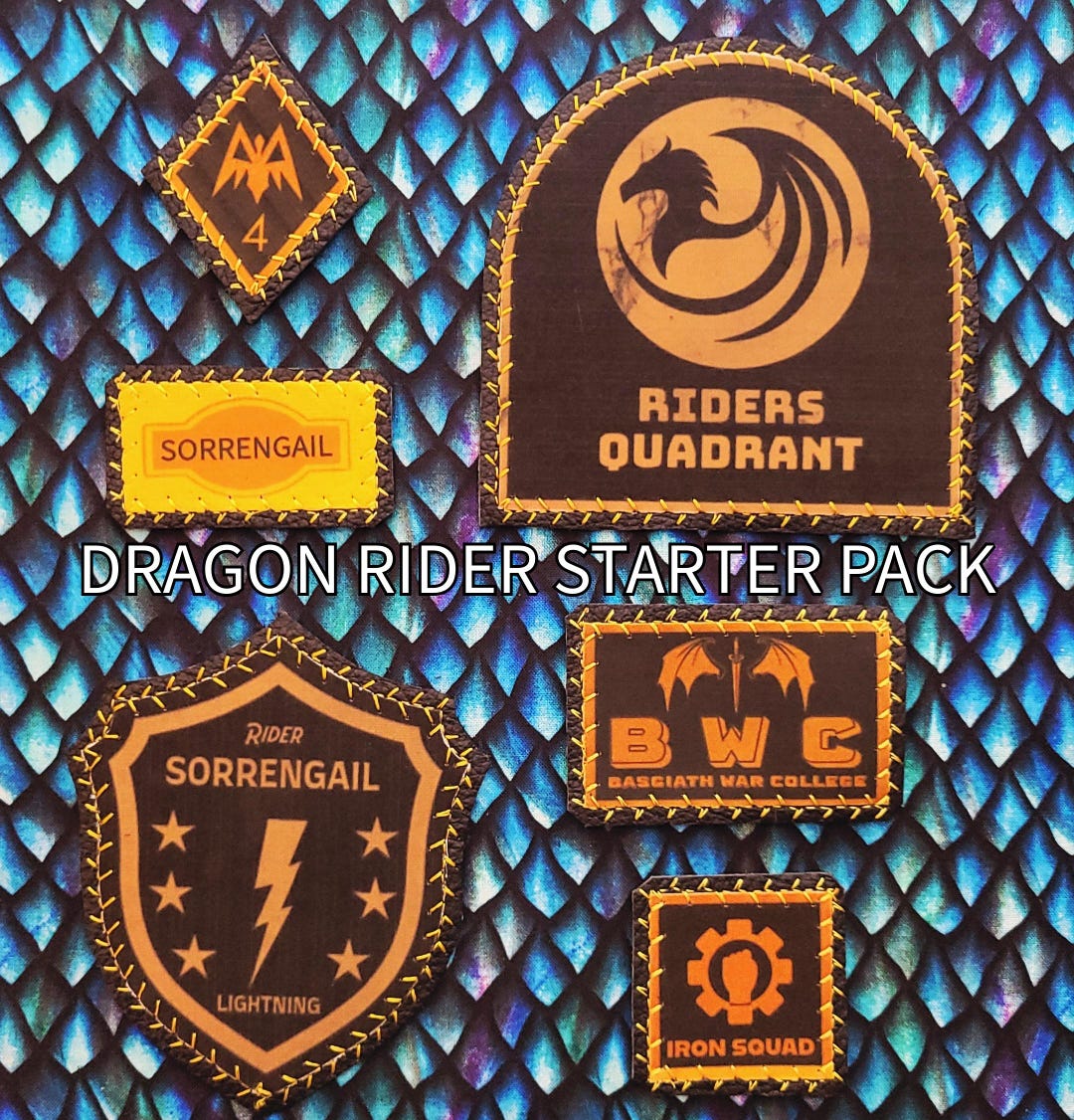 Dragon Rider Patches Starter Pack - Etsy