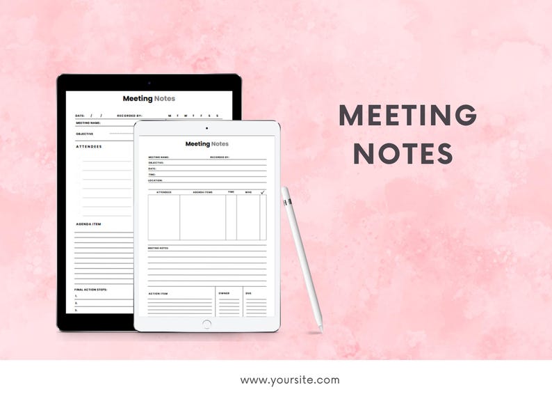 Meeting Minutes Paper | Meeting Notes | Meeting Minutes | Business ...