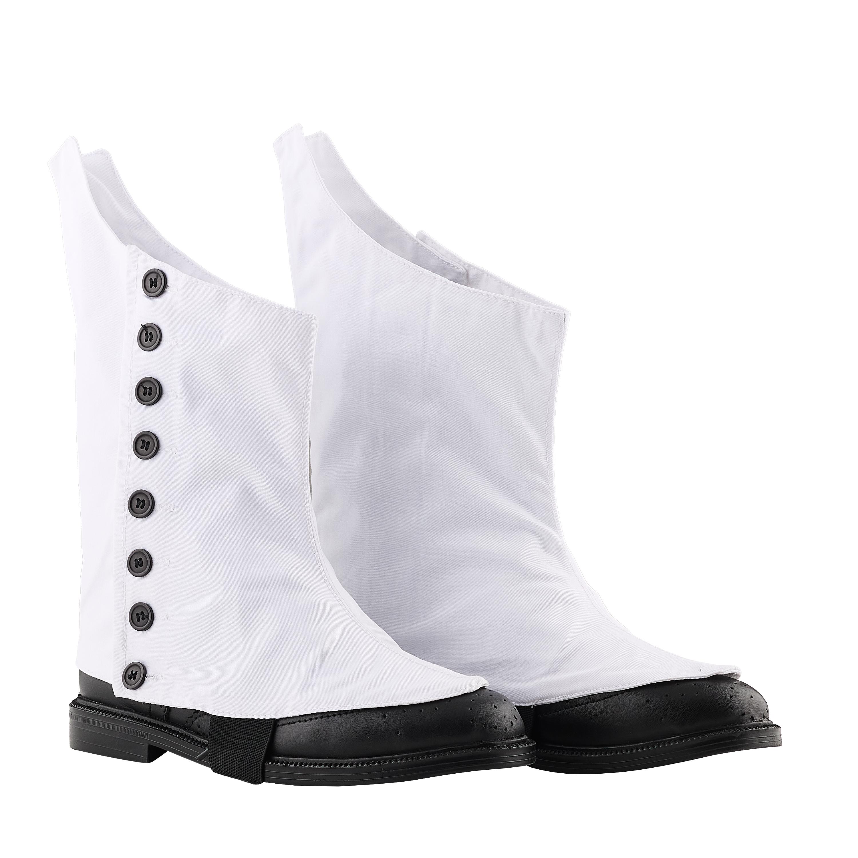 Scottish Highland Pipers Drummer Kilt Spats White & Black Buttons - Etsy