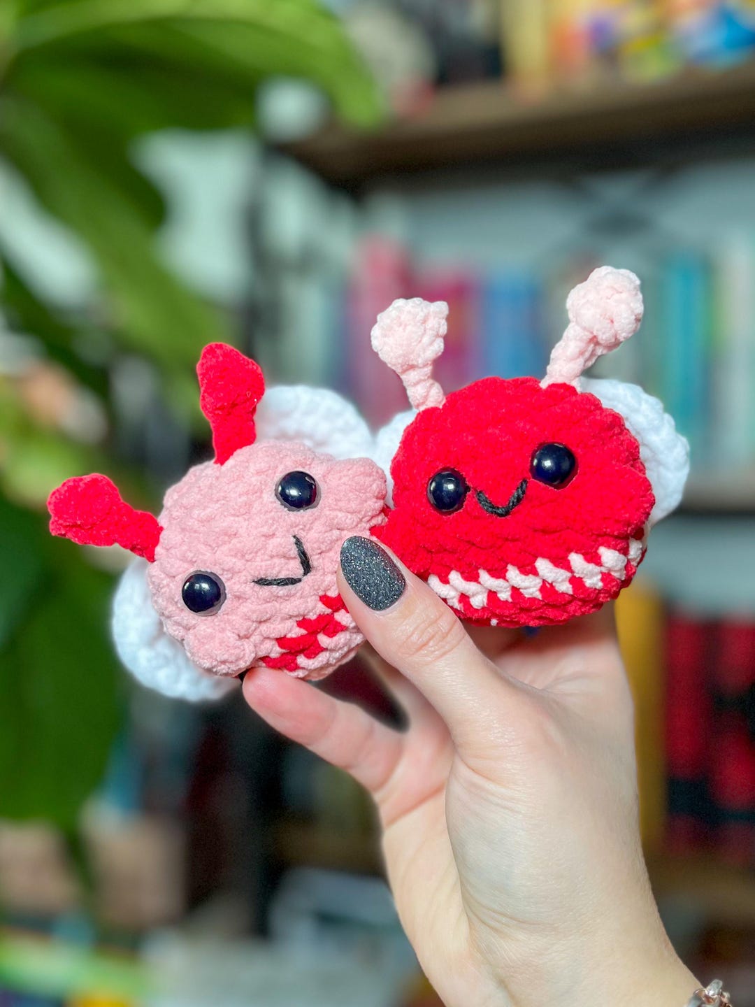 Love Bug, Crochet Love Bug, Amigurumi, Handmade, Valentine Gift, Gift ...