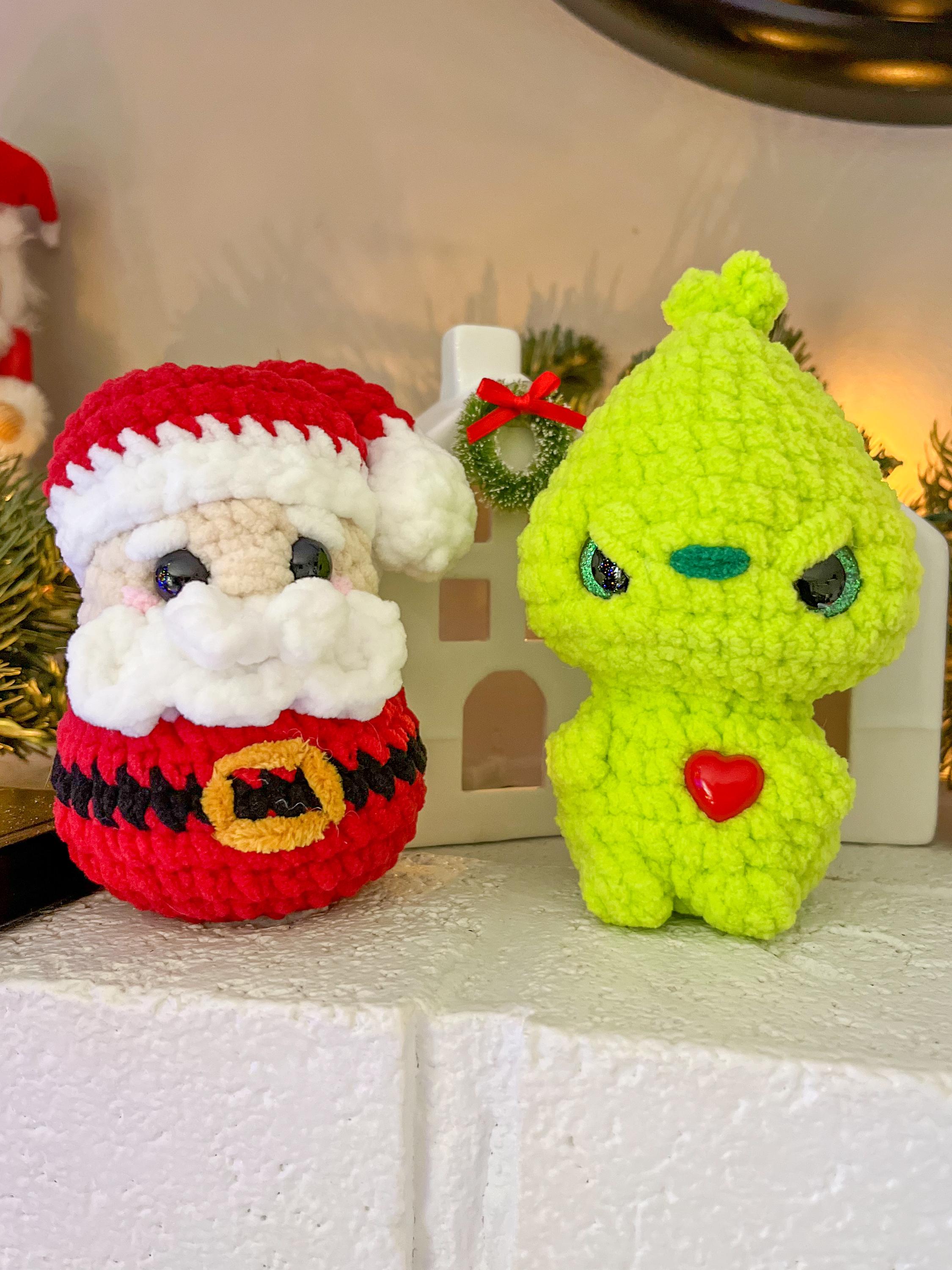 Handmade Crochet Meanie Greenie Amigurumi – Holiday Plush | Christmas ...
