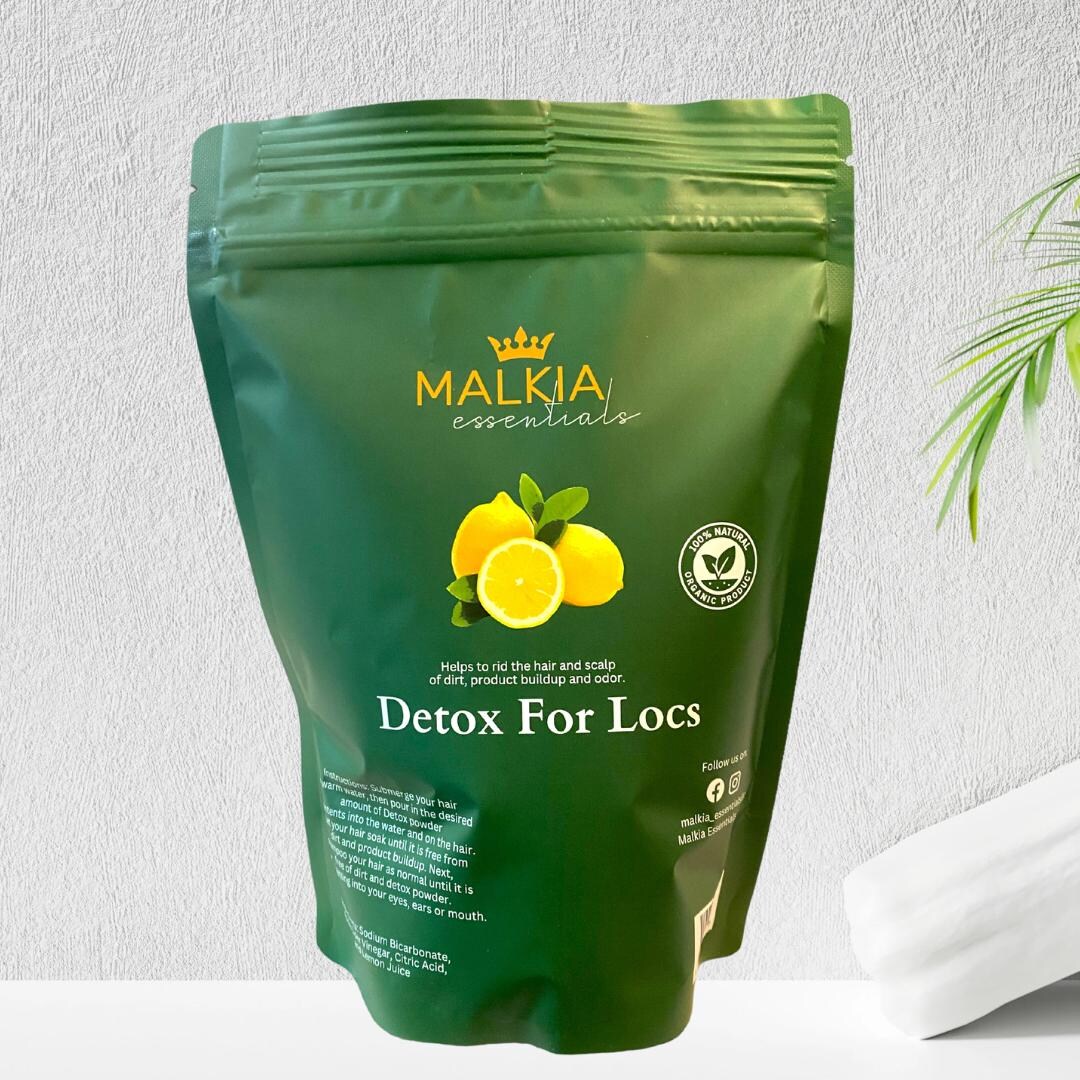 Loc Detox Powder Soak: Apple Cider Vinegar & Lemon - Vegan Hair Care (1 ...
