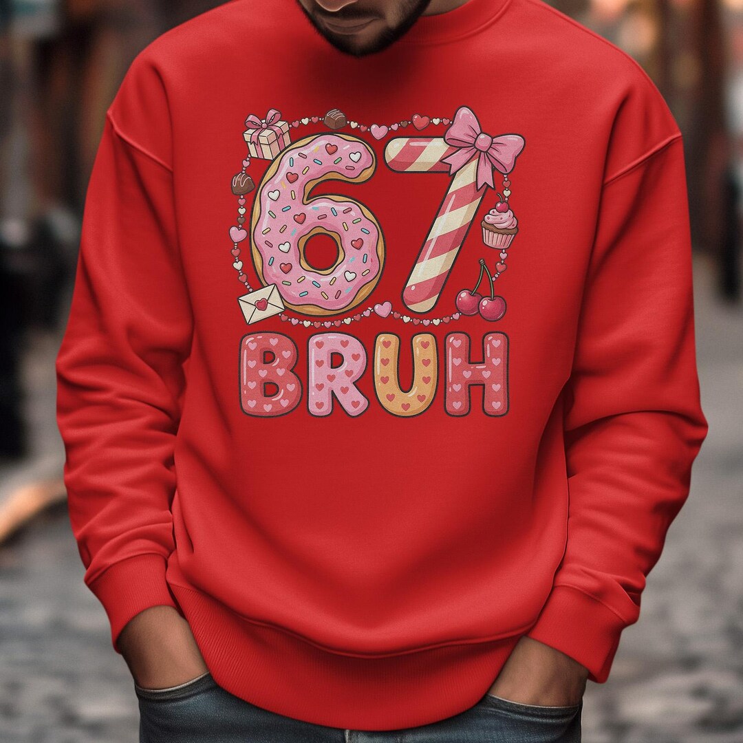 Cute Fancy Six Seven Meme Style Personalized Design, Valentines Day ...