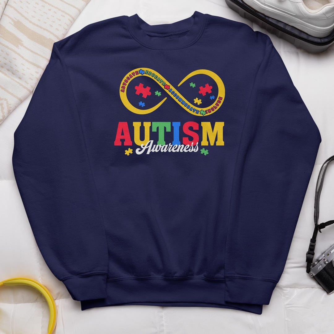Autism Acceptance Infinity Symbol, Autism Awareness Proud Design ...