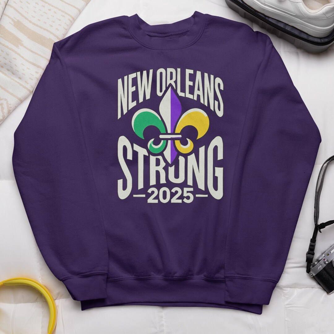 Stand With New Orleans, NOLA Strong 2025 Support Theme, Fleur-de-lis ...