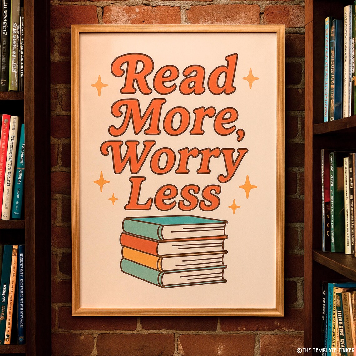 Classroom Reading Nook Decor, Library Wall Art, Vintage Reading Poster ...