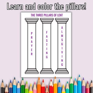 Kids Lent Activity Bundle Printable PDF, Christian Kids Church ...