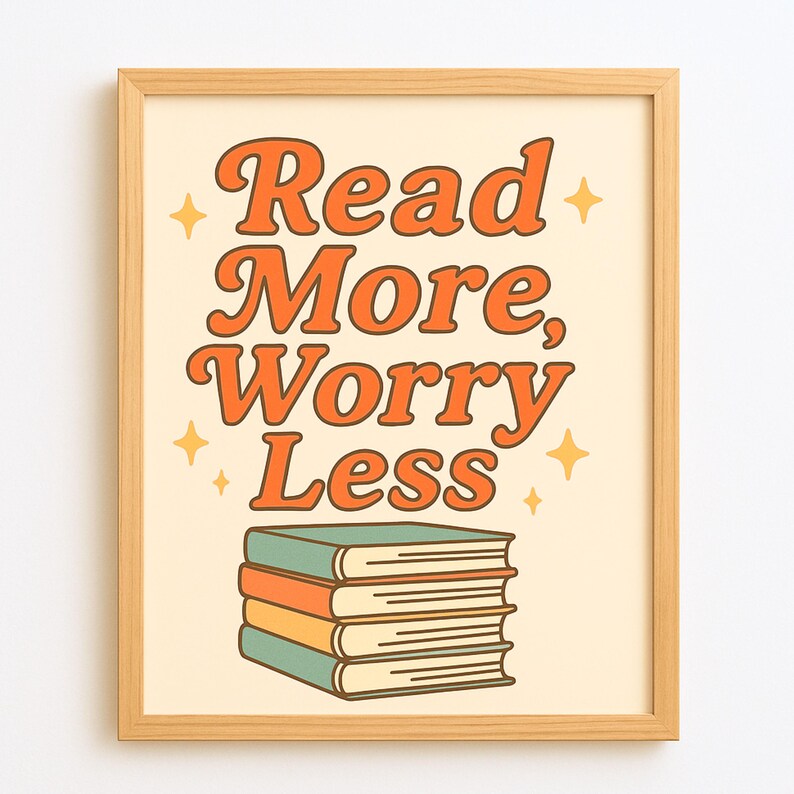 Classroom Reading Nook Decor, Library Wall Art, Vintage Reading Poster ...
