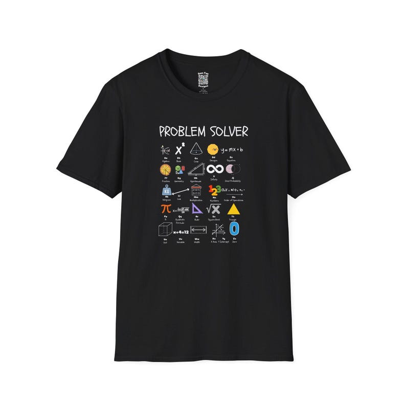 Math Alphabet Problem Solver T-shirt | Math Teacher Engineer Scientist ...