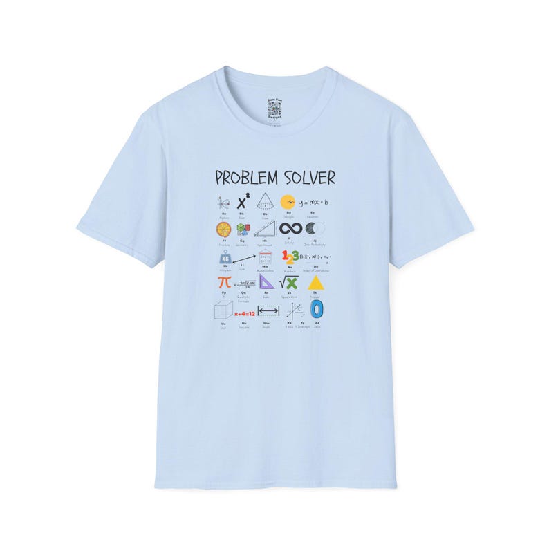 Math Alphabet Problem Solver T-shirt | Math Teacher Engineer Scientist ...