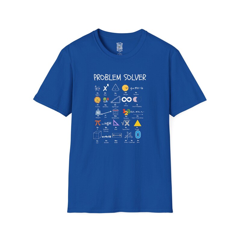 Math Alphabet Problem Solver T-shirt | Math Teacher Engineer Scientist ...