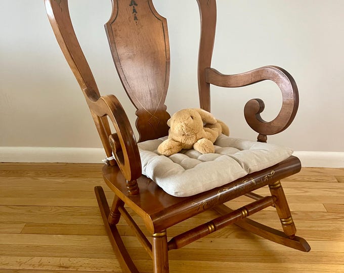 Tell City Farmhouse Rocker – Solid Maple Rocking Chair With Original ...