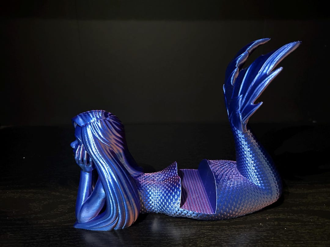 Mermaid Book/tablet Display, 3D Printed With Different Sizes and Color ...