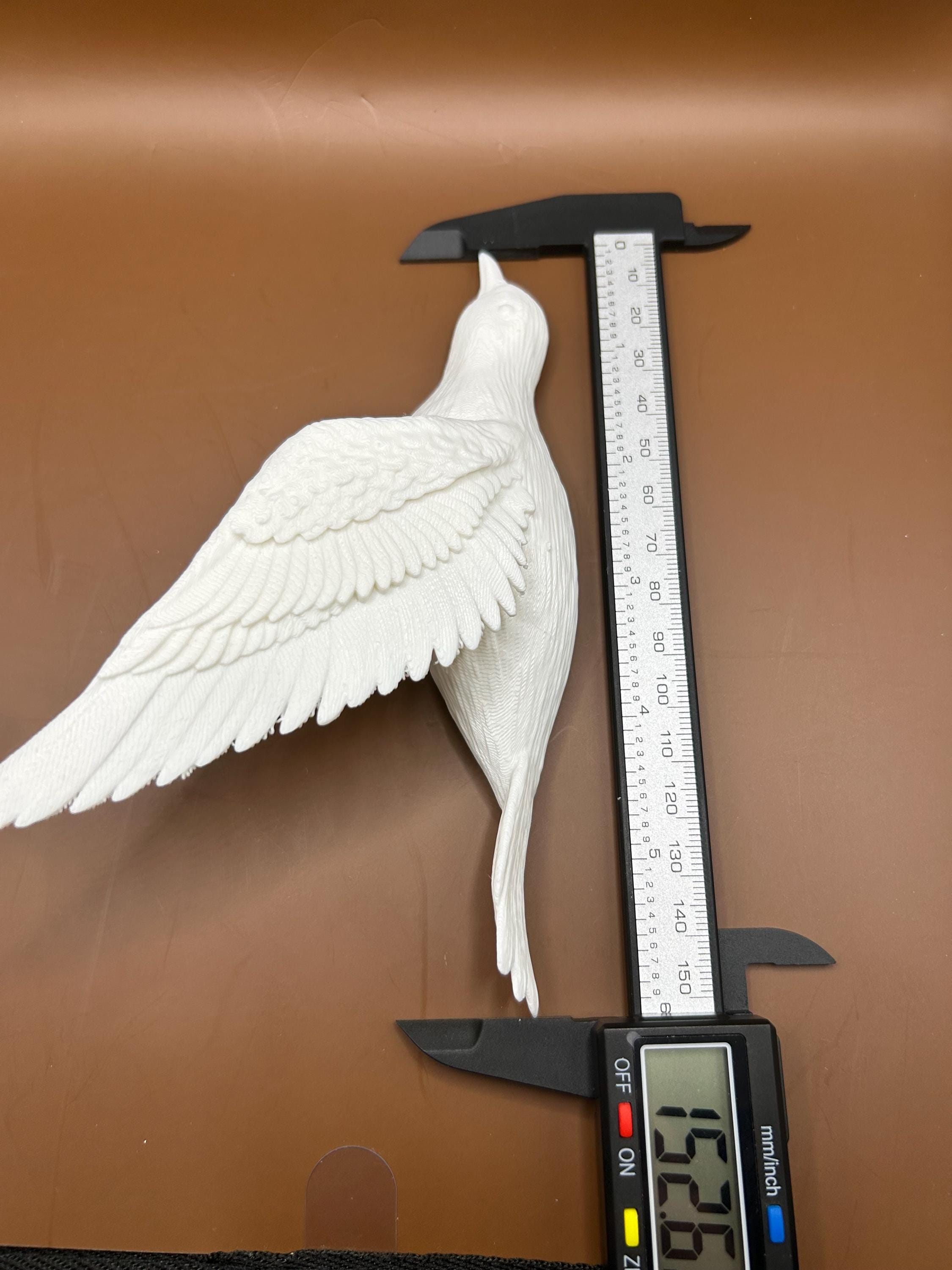 Birds in Flight: 3 Wall Mounted Doves 2 Sizes and Customizable - Etsy