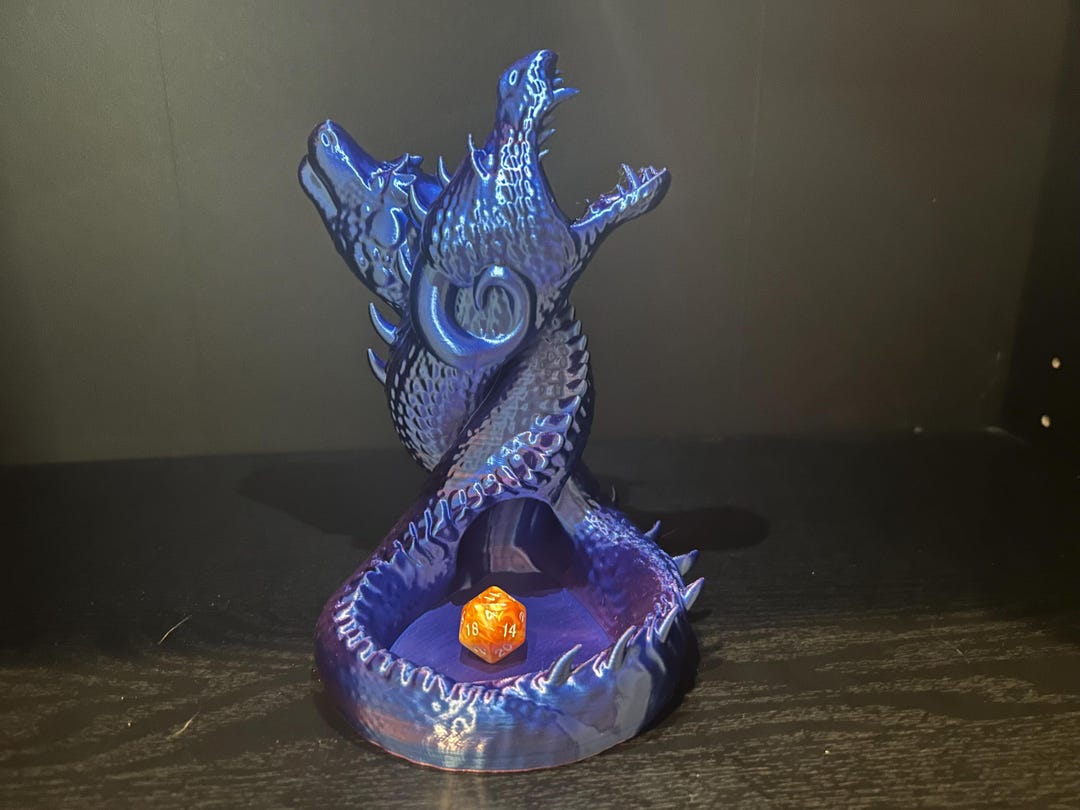 Dueling Twin Dragons Dice Tower Color Customizable - Etsy