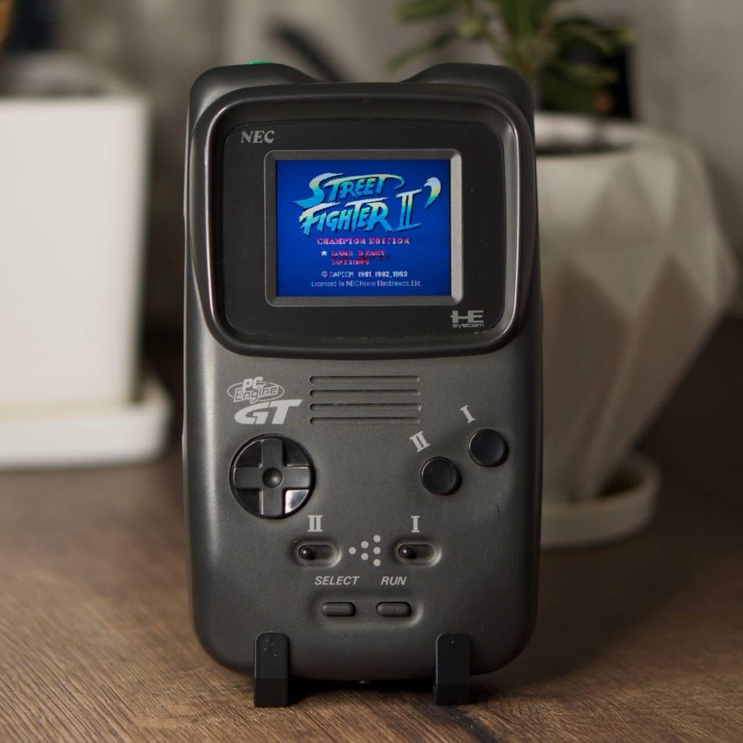 NEC PC Engine GT Recapped, With Street Fighter 2, Flash Cart and Psu - Etsy