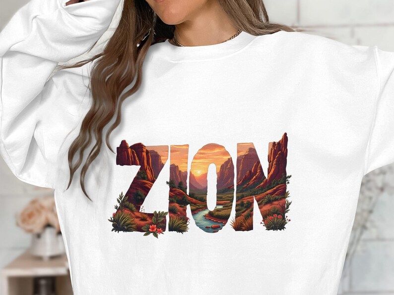 Zion National Park PNG Clipart: Sunset Canyon Hiking Design (digital ...