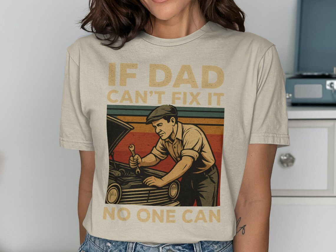 Dad Mechanic PNG: Retro Fix-it Design (instant Download) - Etsy