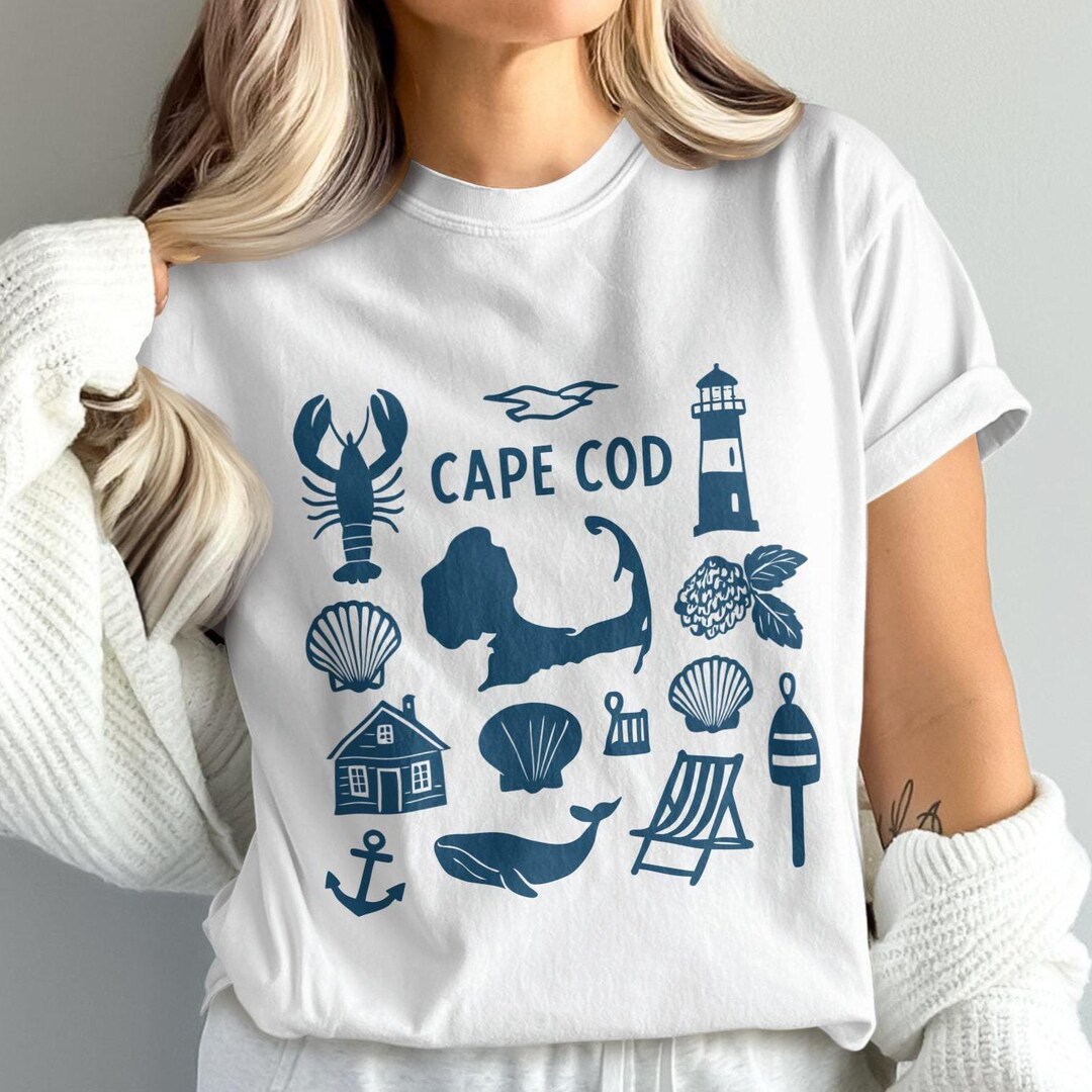 Cape Cod SVG Bundle: Nautical Coastal Clipart (digital Download) - Etsy
