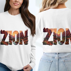 Zion National Park PNG Clipart: Sunset Canyon Hiking Design (digital ...