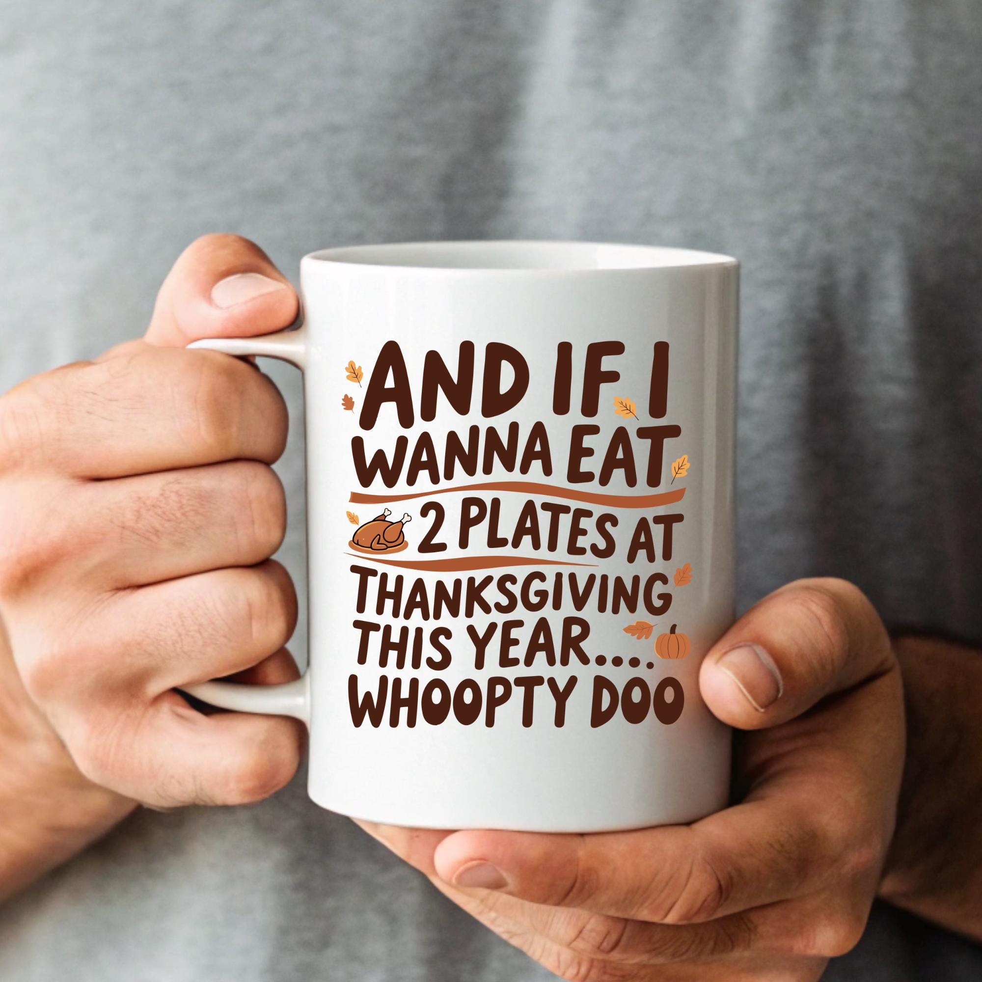 Funny Thanksgiving SVG & PNG | Whoopty Doo 2 Plates Quote Shirt Gift - Etsy