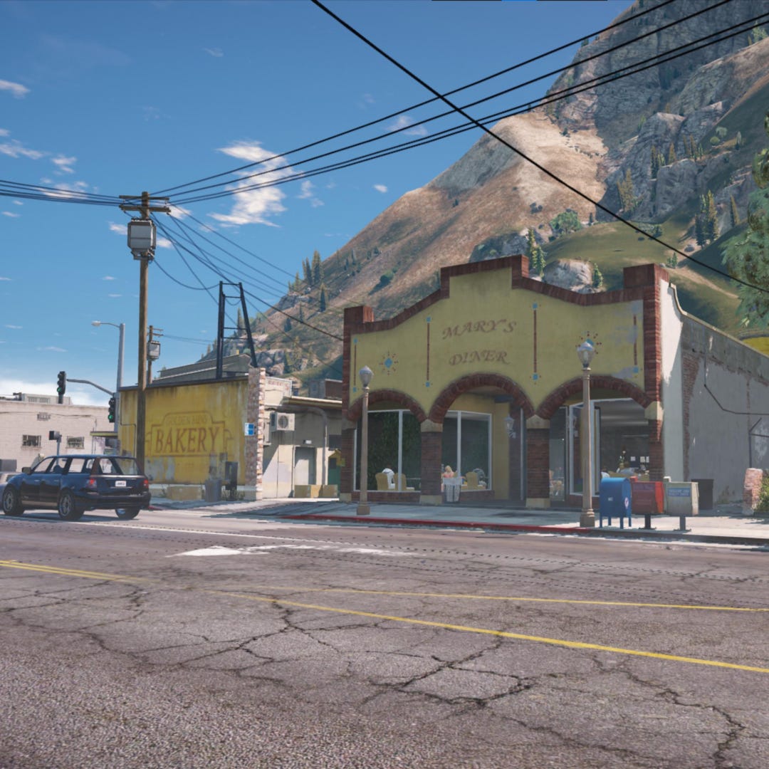 Fivem MLO - Mary’s Restaurant - Optimized Map With Skatepark & Rooftop ...