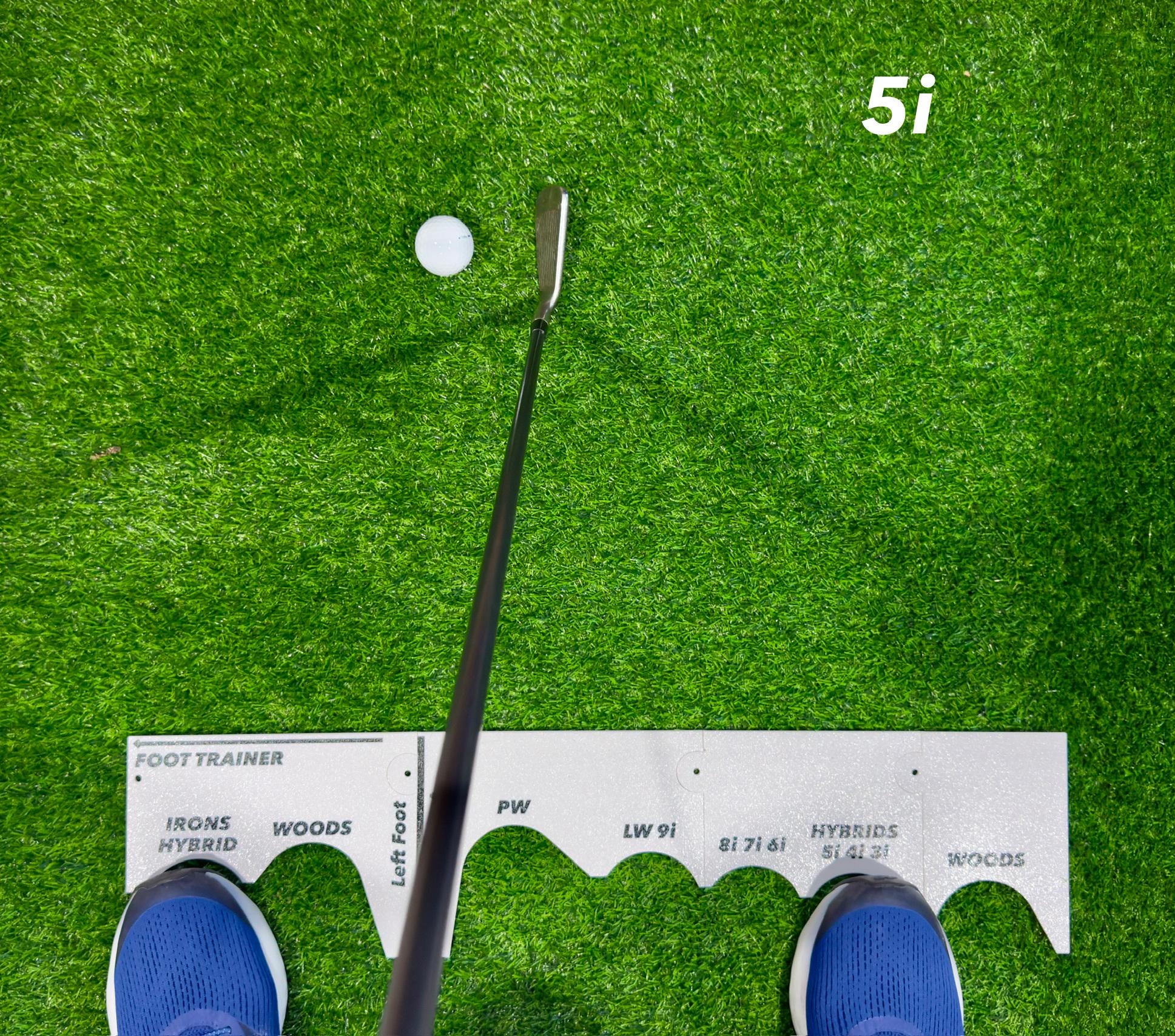 Golf Ball Position Mat & Stance Trainer | Alignment Aid for Driver ...