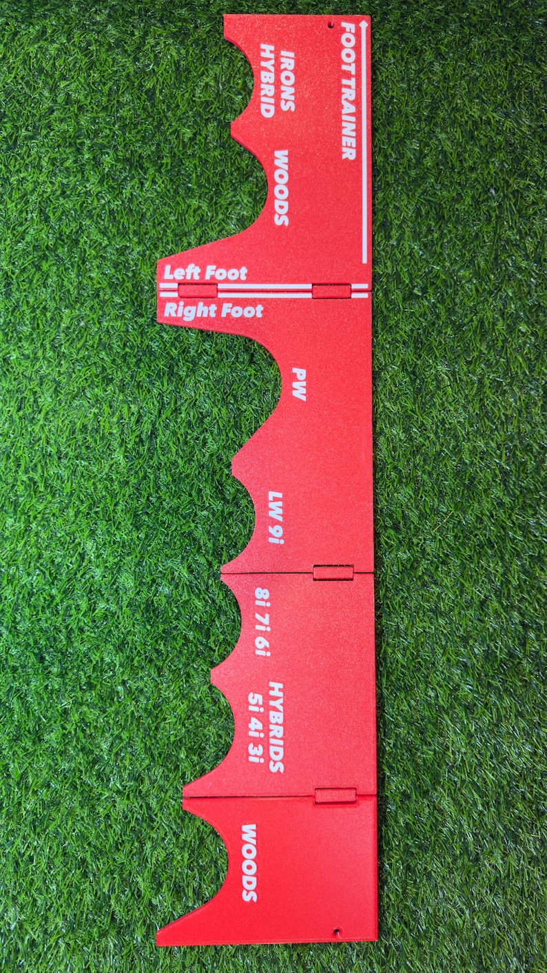 Golf Ball Position Mat & Stance Trainer | Alignment Aid for Driver ...