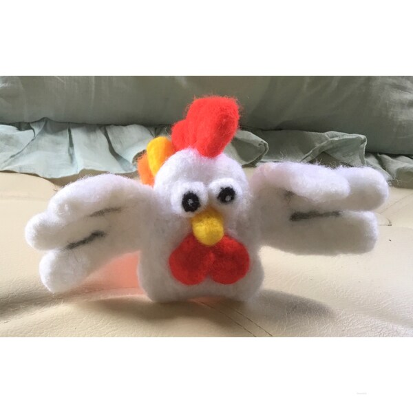 Needle Felt Chicken - Etsy