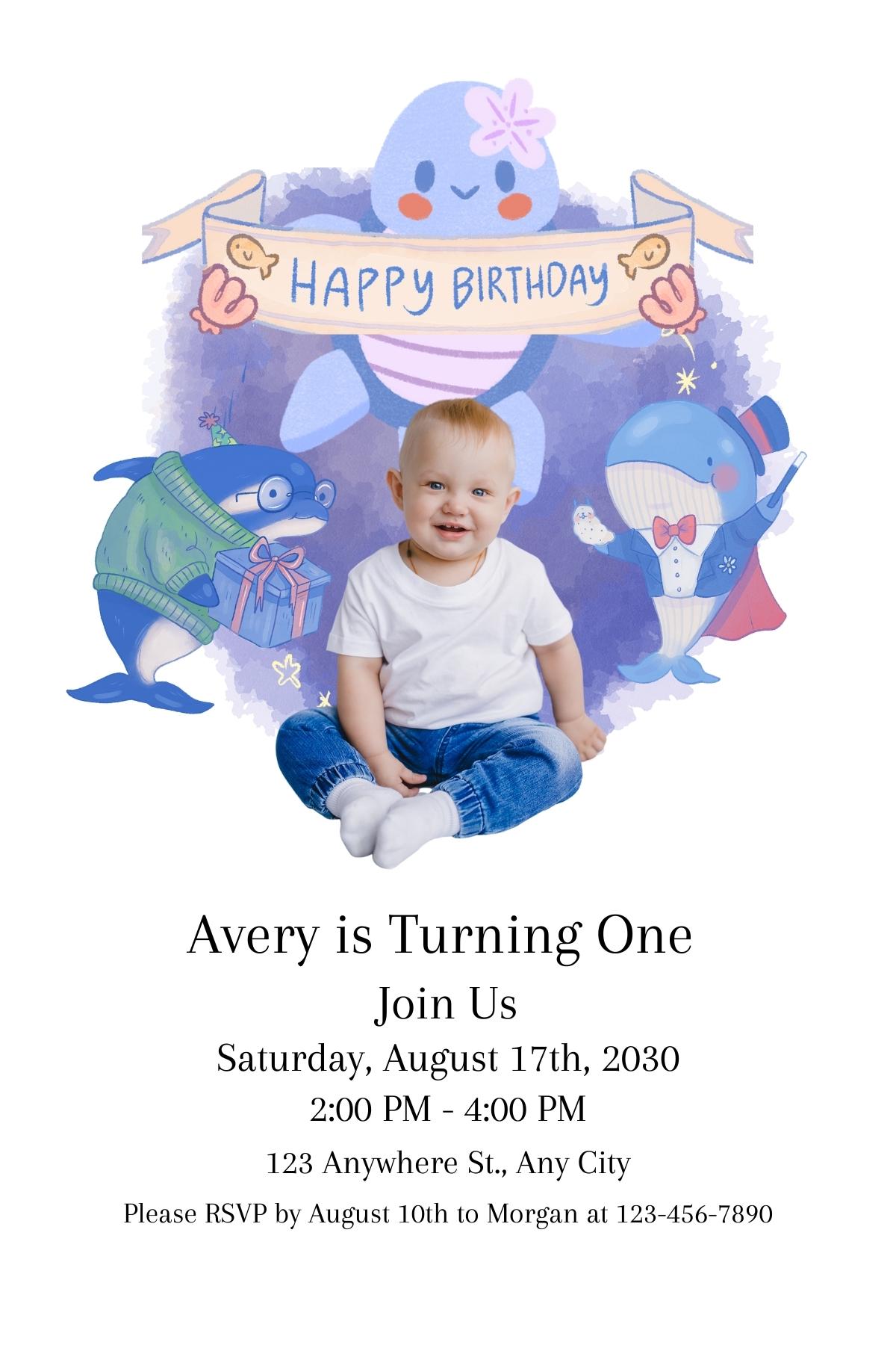 10 Templates Kids Birthday Invitations - Etsy