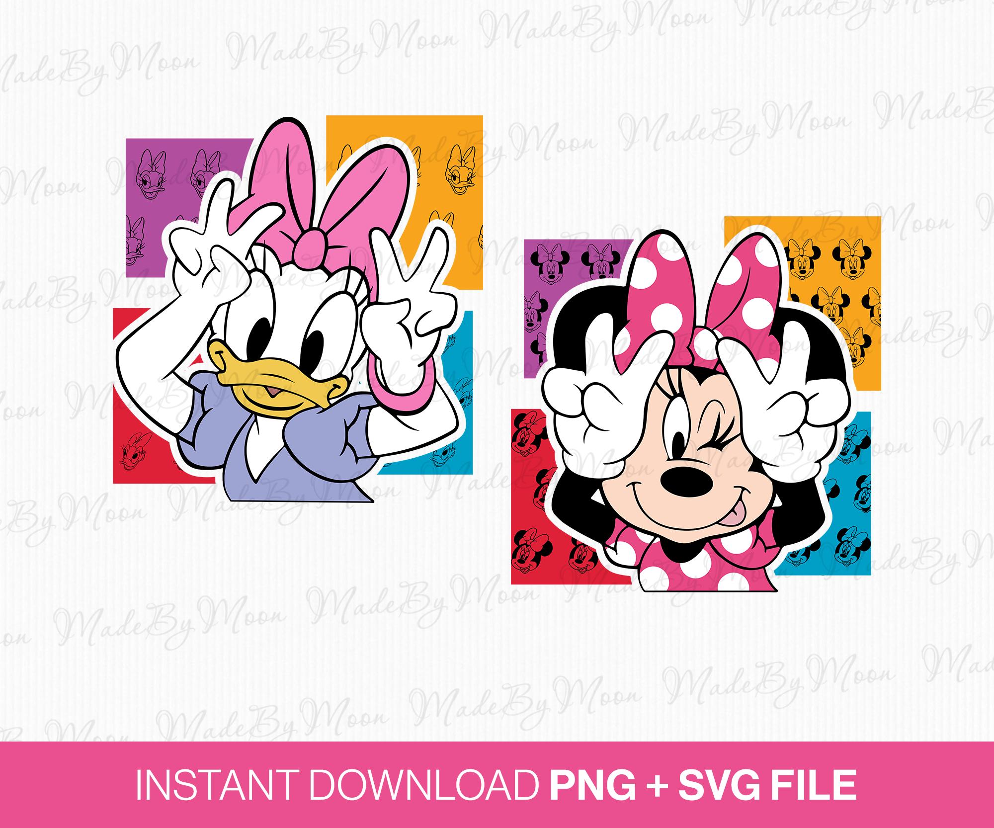 Miss Duck and Mouse Svg, Funny Cartoon Characters Svg, Girls Trip 2025 ...