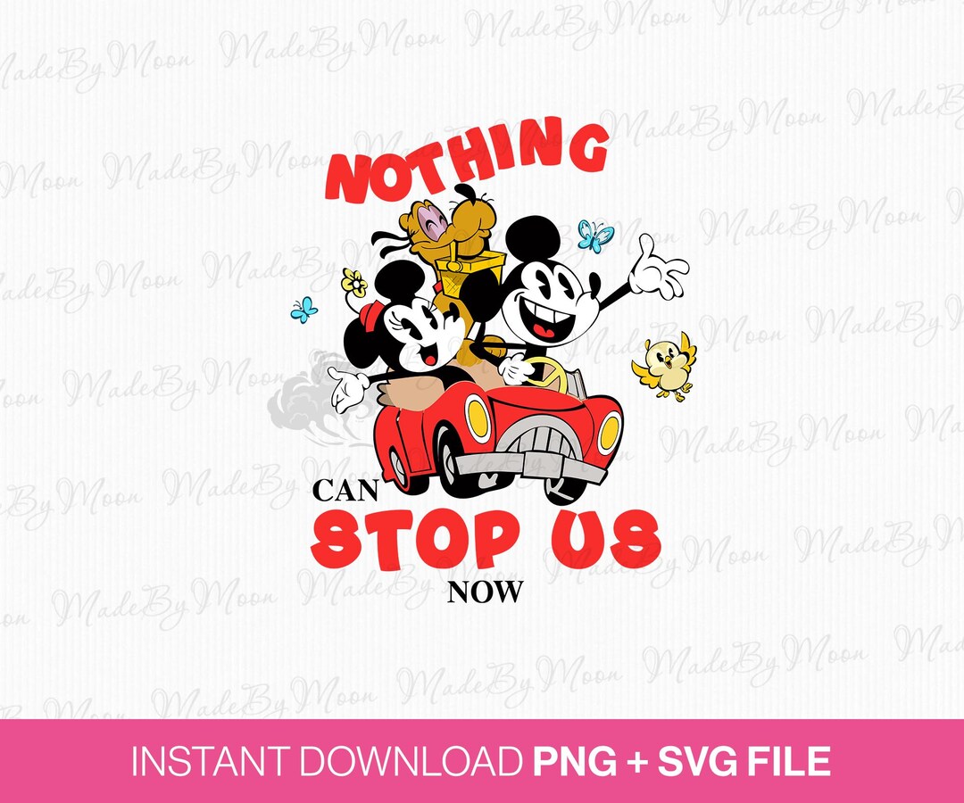 Nothing Can Stop Us Now Svg, Retro Family Trip Svg, Cute Mouse Couple ...