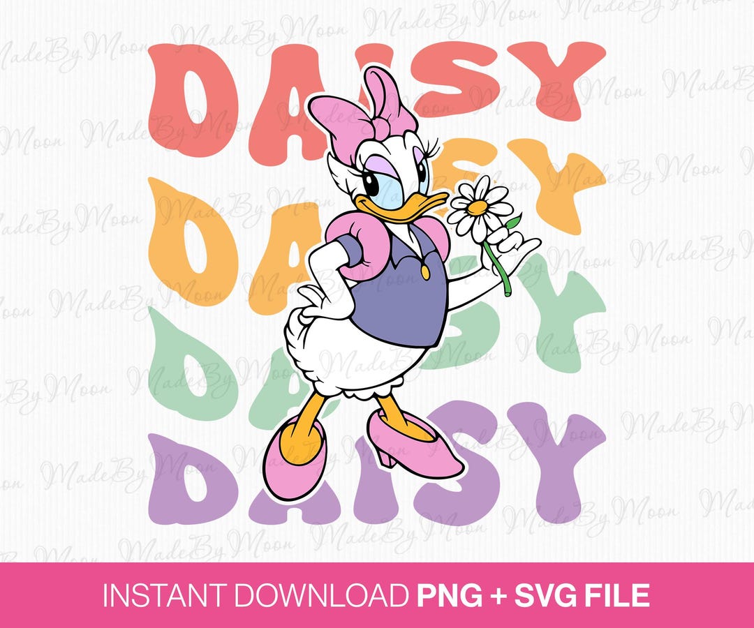 Retro Miss Duck SVG, Family Vacation 2025, Magical Kingdom (instant ...