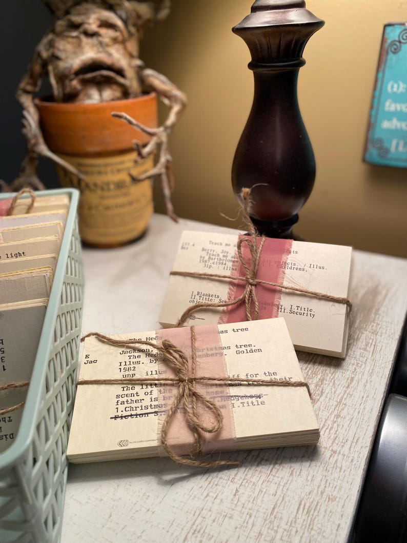 Vintage Library Catalog Card Set, Journaling, Scrapbooking (50, 3x5) - Etsy
