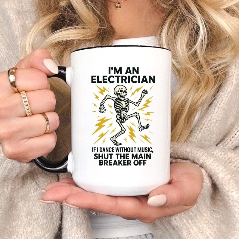 Funny Electrician Mug, Electrician Gift for Men, Electrical Worker ...