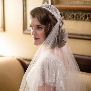 Art Deco Juliet Cap Veil 1920s/1930s Bridal Headpiece - Etsy