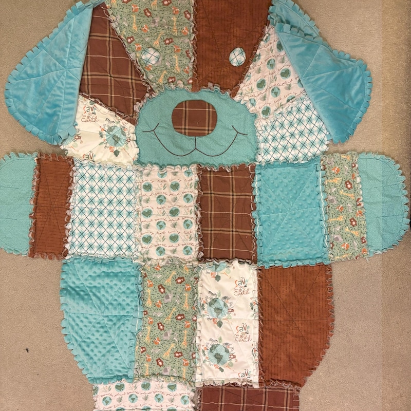 Crib Rag Quilt - Etsy